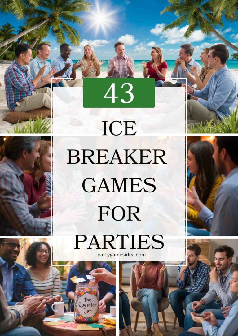 43 Hilarious Ice Breaker Games For Parties - Fun Party Games Ideas for ...