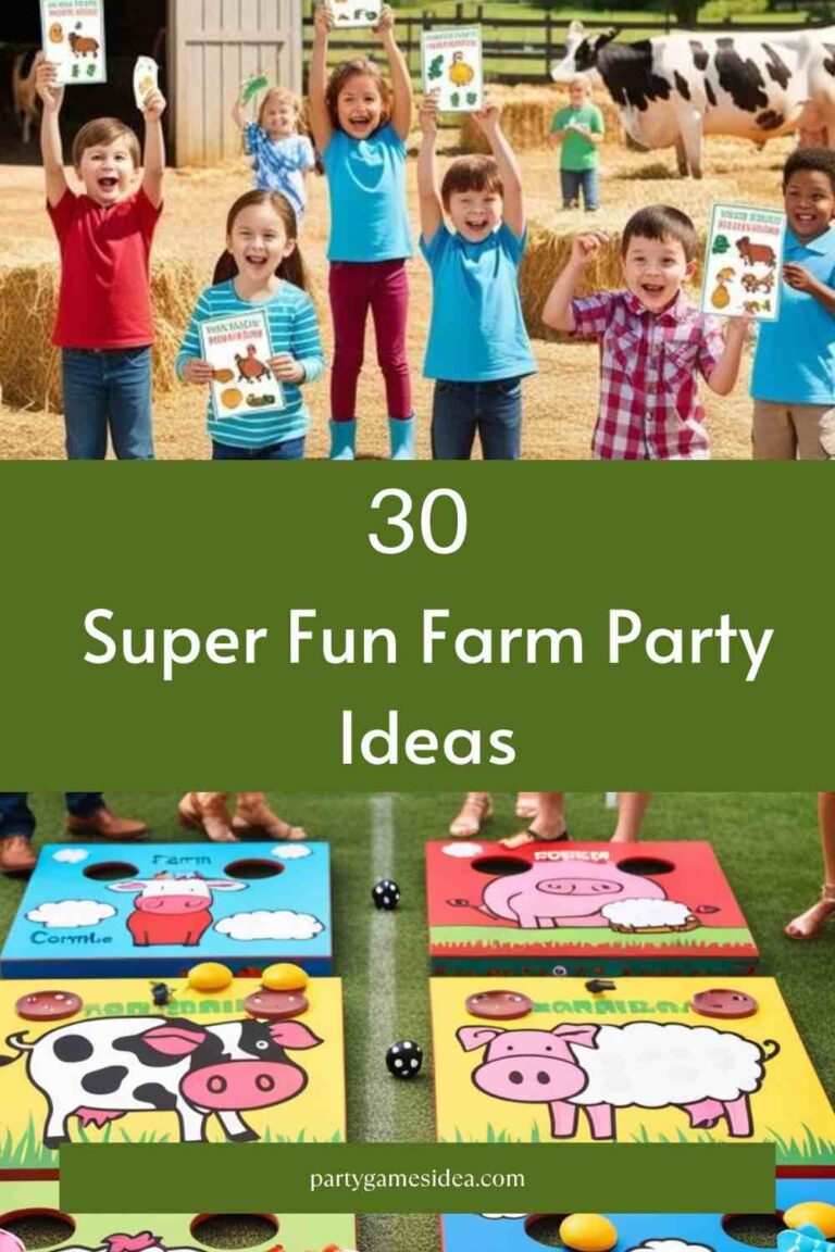 30 Super Fun Farm Party Ideas - Fun Party Games Ideas for Adults and Kids