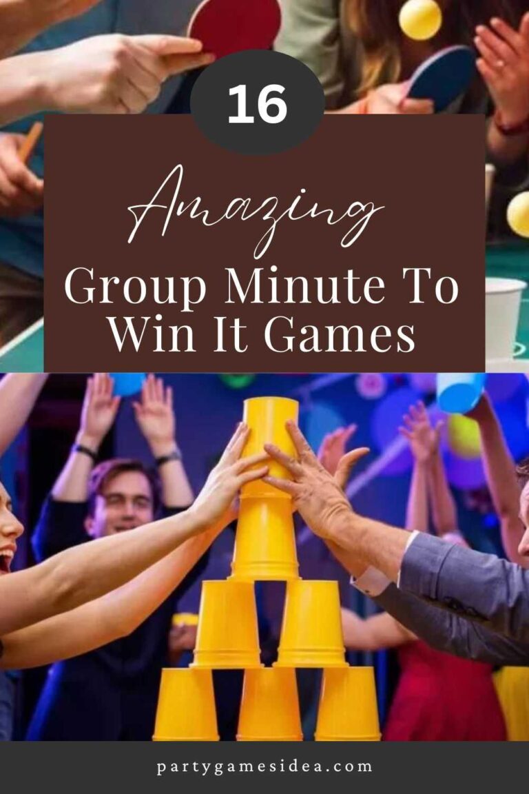 16 Amazing Group Minute To Win It Games - Fun Party Games Ideas for ...