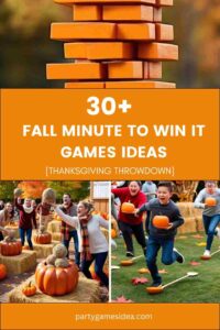 30+ Fall Minute To Win It Games Ideas [Thanksgiving Throwdown] - Fun ...