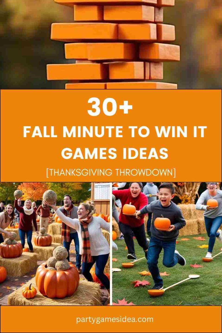 30+ Fall Minute To Win It Games Ideas [Thanksgiving Throwdown] - Fun ...