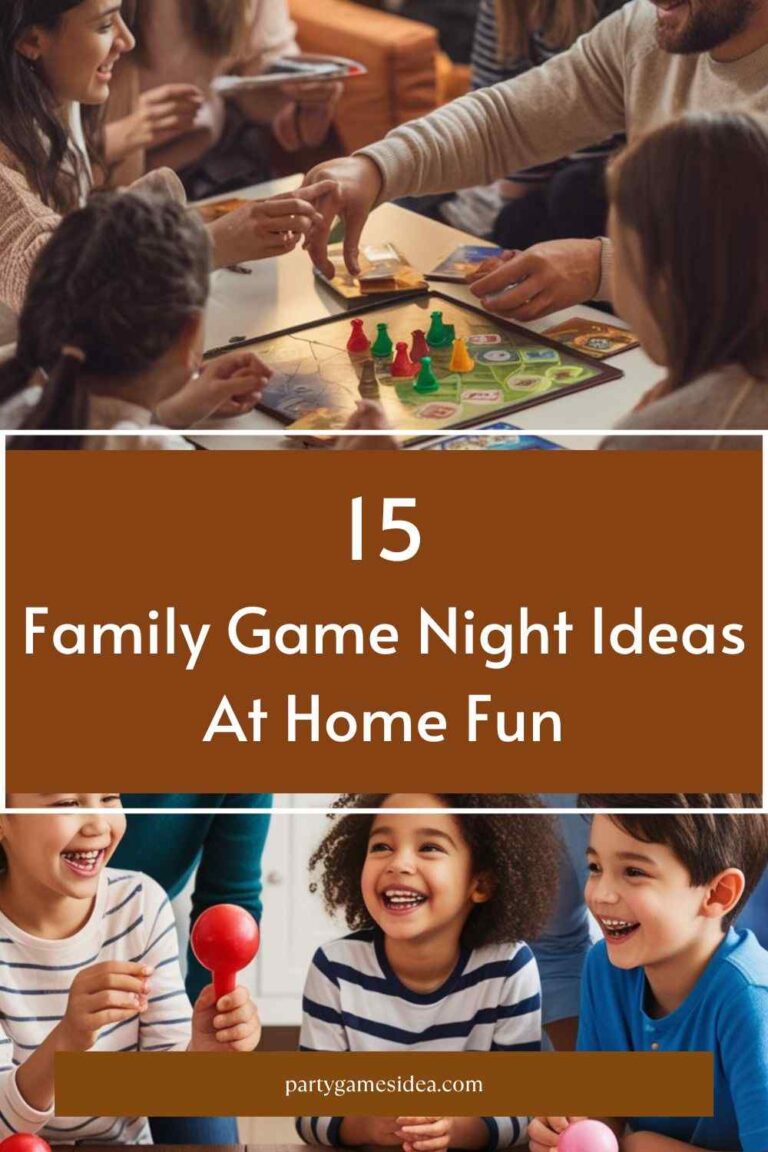 15 Crazy Family Game Night Ideas At Home Fun - Fun Party Games Ideas for Adults and Kids