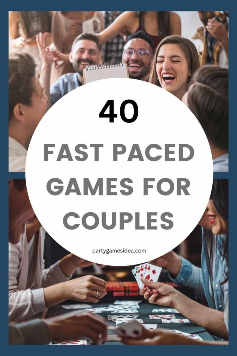 40 Fast Paced Games For Couples - Fun Party Games Ideas for Adults and Kids