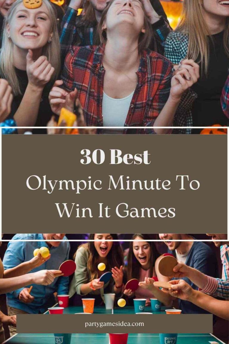 30 Best Olympic Minute To Win It Games [Go for Gold] - Fun Party Games ...
