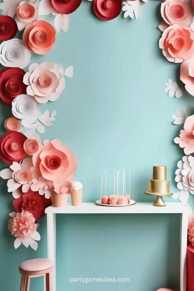 25 Party Backdrop Ideas Without Balloons - Fun Party Games Ideas for ...