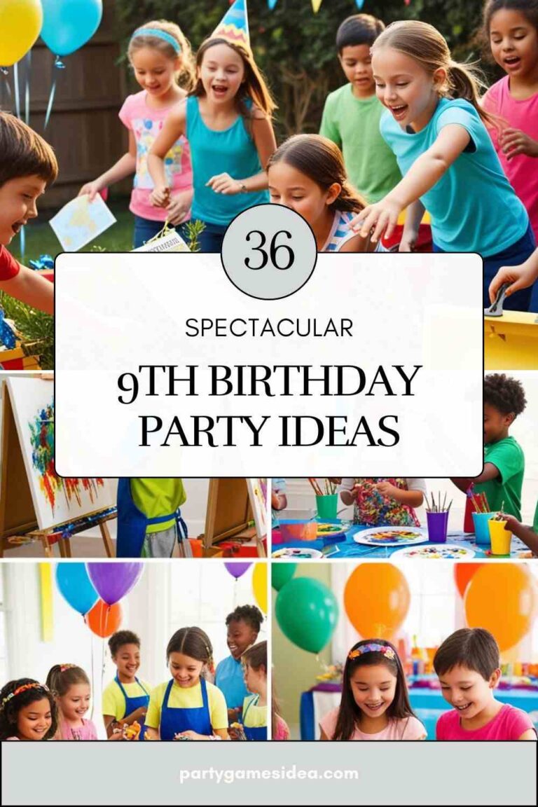 36 Spectacular 9th Birthday Party Ideas [Nine Is Divine] - Fun Party Games Ideas for Adults and Kids