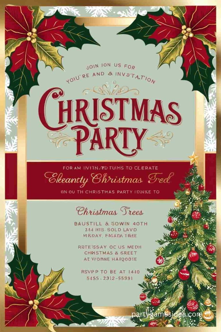 40 Unique Christmas Party Invitation Ideas - Fun Party Games Ideas for ...