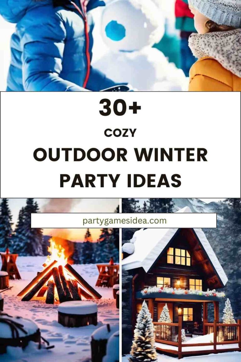 30+ Cozy Outdoor Winter Party Ideas [Snowy Celebrations] - Fun Party Games Ideas for Adults and Kids