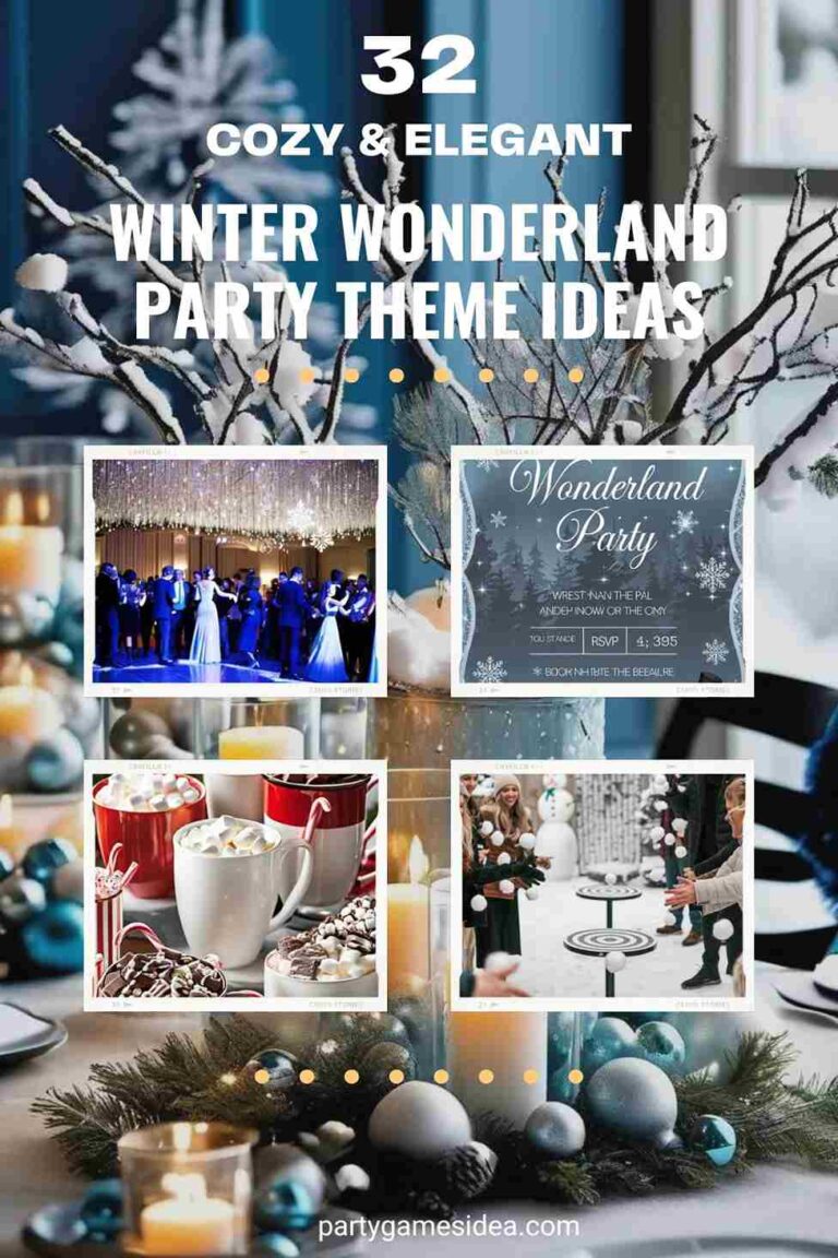 32 Cozy & Elegant Winter Wonderland Party Theme Ideas - Fun Party Games ...