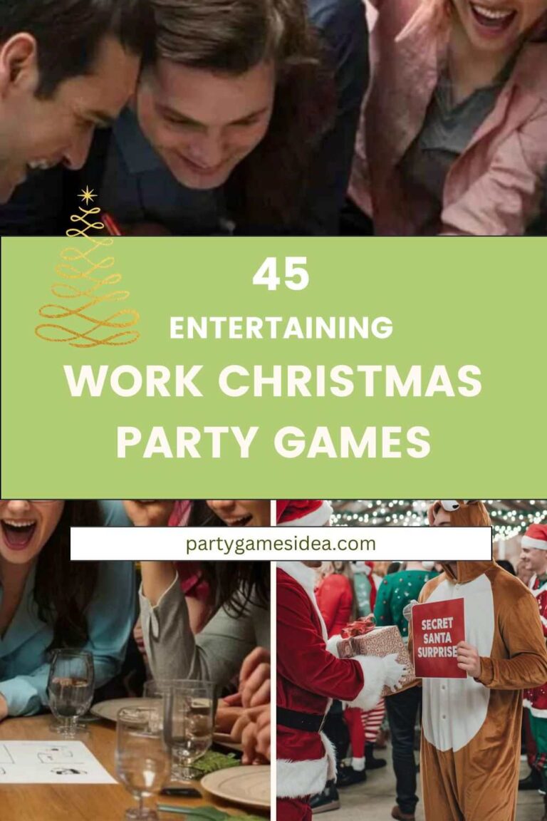 45 Entertaining Work Christmas Party Games - Fun Party Games Ideas for Adults and Kids