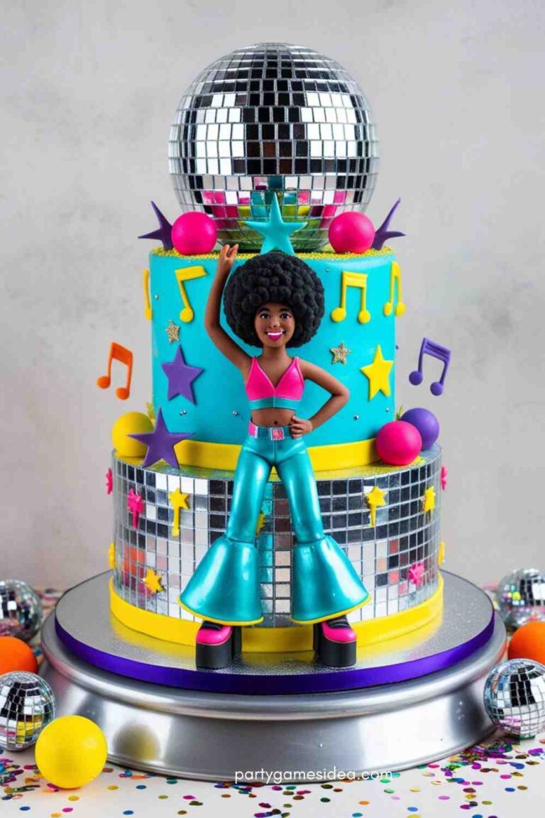 35 Groovy Disco Party Cake Ideas for a Funky Celebration - Fun Party ...