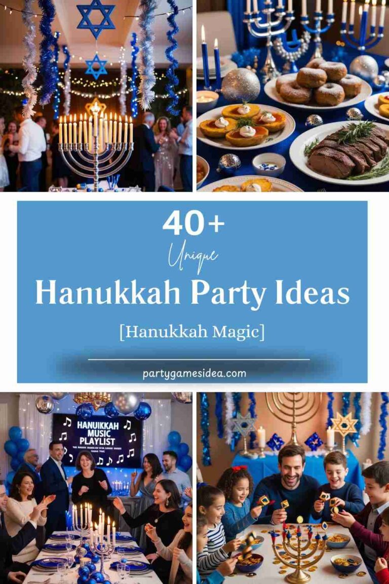 40+ Unique Hanukkah Party Ideas [Hanukkah Magic] - Fun Party Games ...
