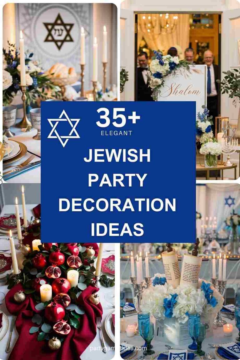 35+ Elegant Jewish Party Decoration Ideas - Fun Party Games Ideas for ...
