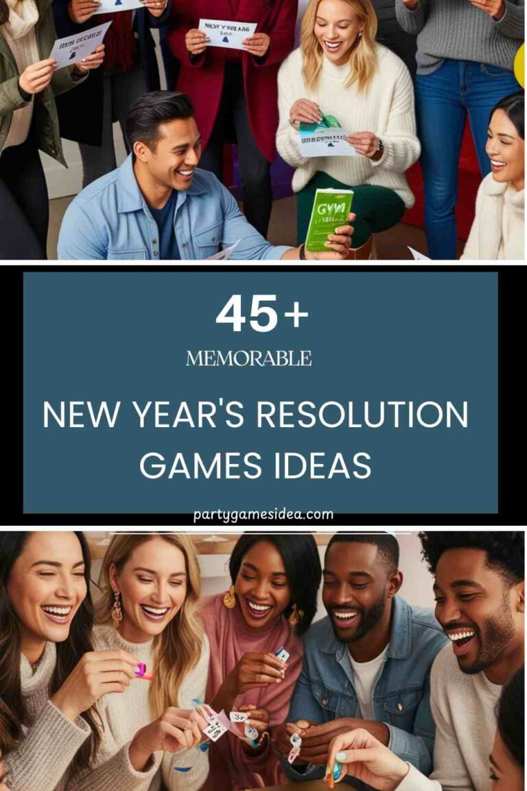 45+ Memorable New Year's Resolution Games Ideas - Fun Party Games Ideas ...