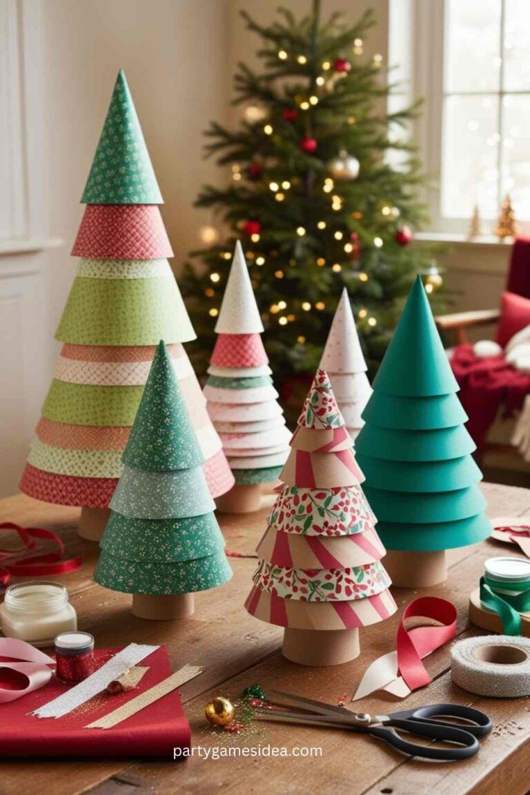 55 Easy and Beautiful Christmas Paper Crafts Ideas - Fun Party Games ...