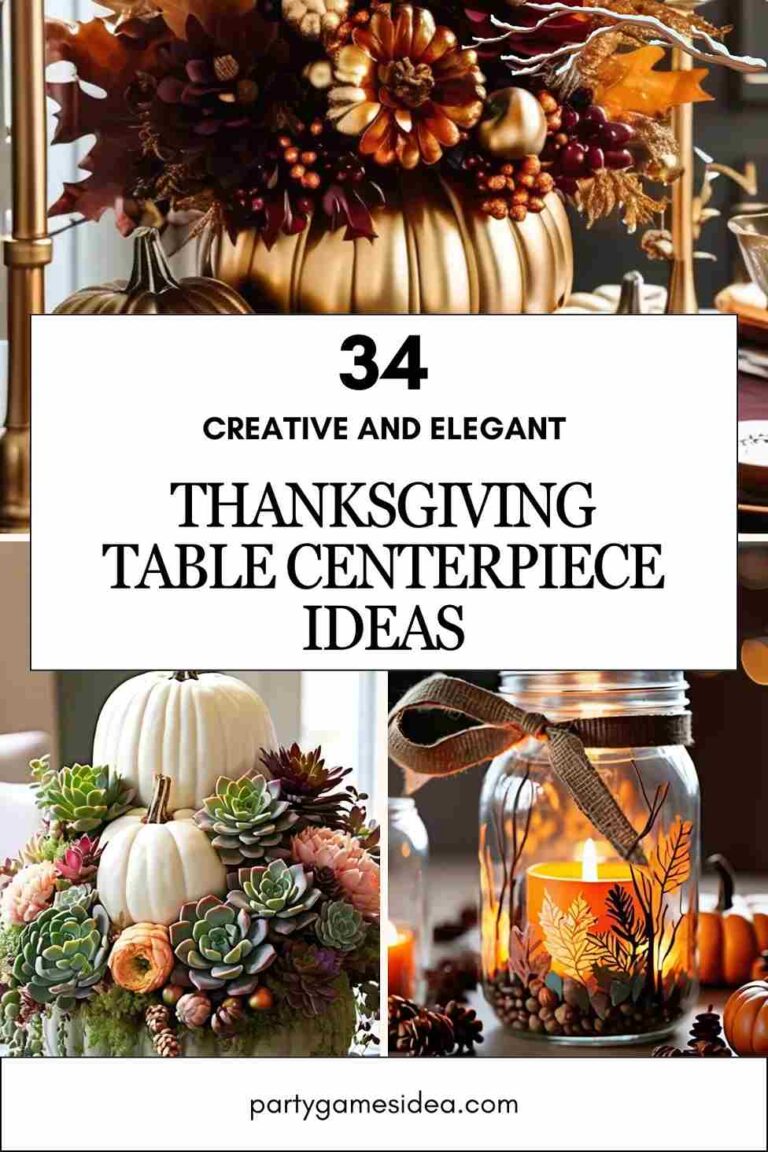 34 Creative and Elegant Thanksgiving Table Centerpiece Ideas - Fun ...