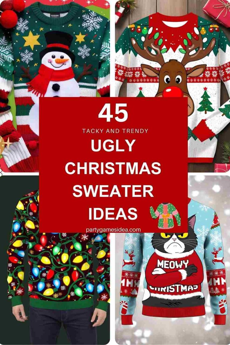 45 Tacky and Trendy Ugly Christmas Sweater Ideas - Fun Party Games ...