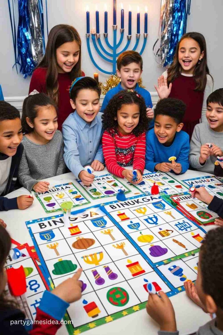 40+ Spin & Sparkle Hanukkah Party Games Ideas - Fun Party Games Ideas ...