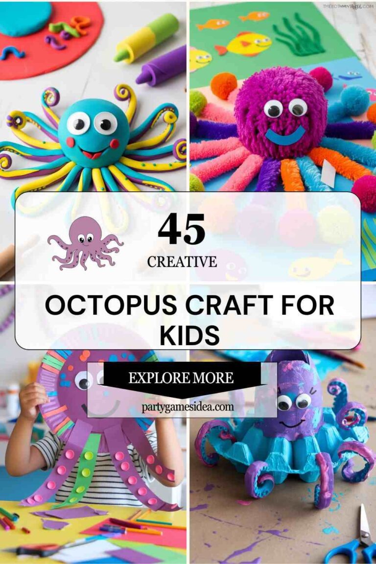40 Creative Octopus Craft for Kids - Fun Party Games Ideas for Adults ...