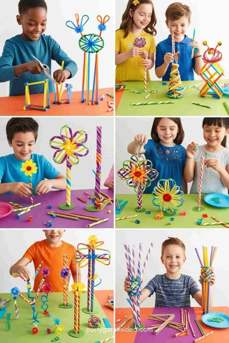 43 Creative and Fun Drinking Straw Crafts For Kids - Fun Party Games ...