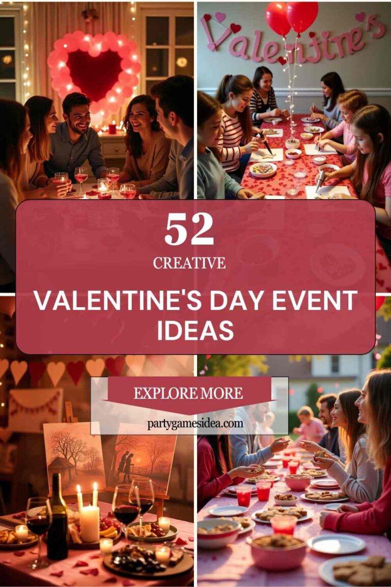 52 Creative Valentine's Day Event Ideas - Fun Party Games Ideas for ...