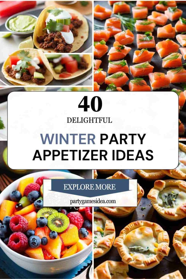 40 Delightful Winter Party Appetizer Ideas - Fun Party Games Ideas for ...