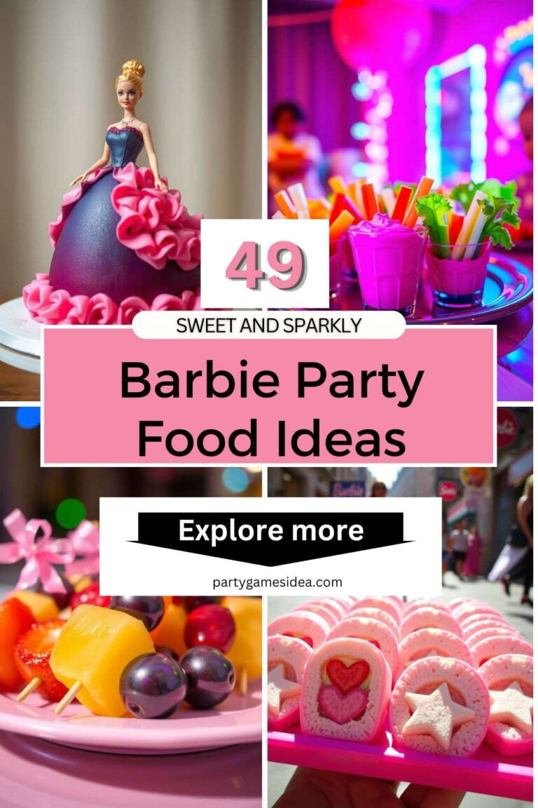 49 Sweet and Sparkly Barbie Party Food Ideas - Fun Party Games Ideas ...
