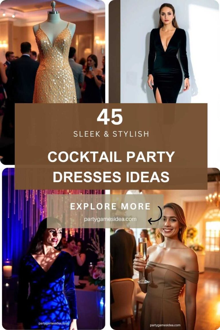 45 Sleek & Stylish Cocktail Party Dresses Ideas - Fun Party Games Ideas ...