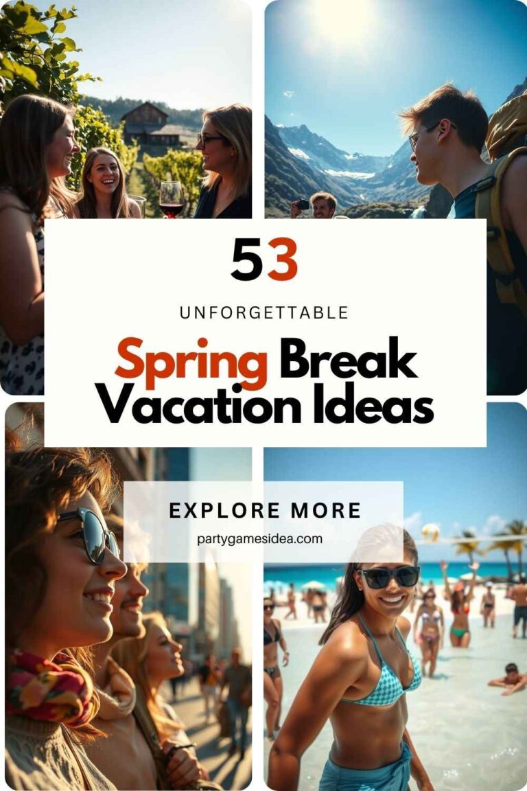 53 Unforgettable Spring Break Vacation Ideas - Fun Party Games Ideas ...