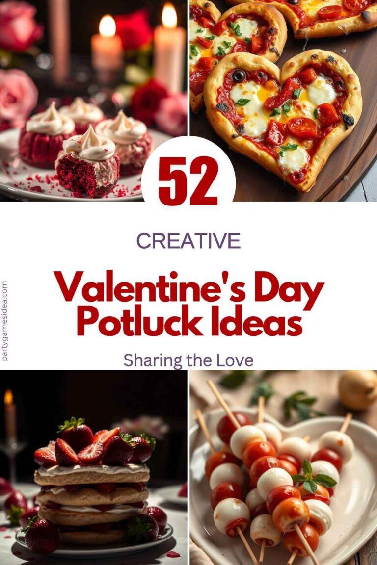 52 Creative Valentine's Day Potluck Ideas - Fun Party Games Ideas for ...